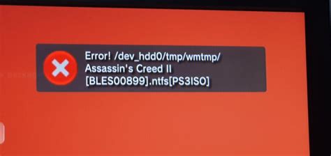 Guys Help I Get This Error Every Time I Try To Play A Ps3 Iso Game From My Usb Using Webman I