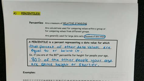 A Percentiles Youtube