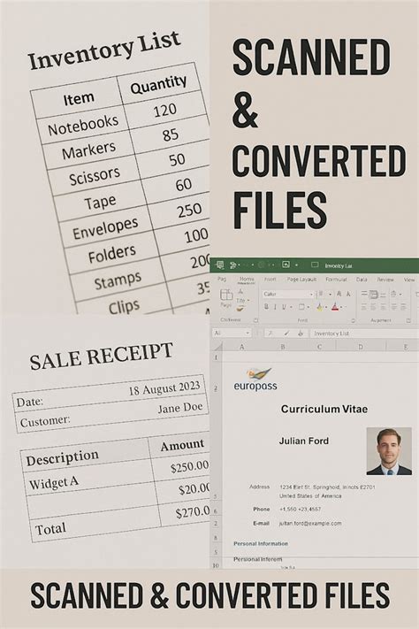 Convert Scanned Or Handwritten Documents Into Word Or Excel By Mufakhkhan Fiverr