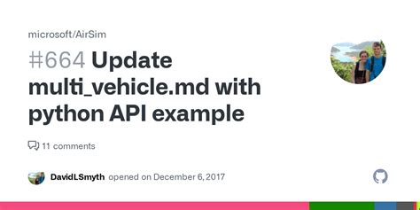 update multi vehicle md with python api example · issue 664