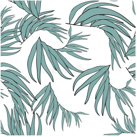 Green Leaf Pattern Texture Abstract Background Green Tropical Leaves