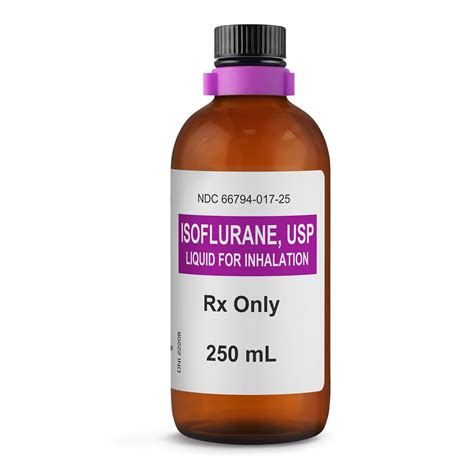 Isoflurane Inhalation Liquid 250 Ml Bottle