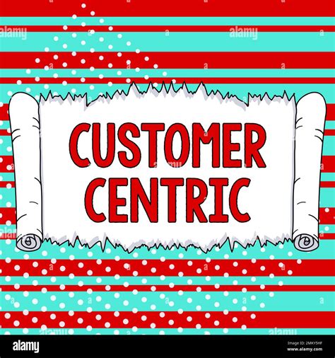 Text Caption Presenting Customer Centric Concept Meaning Process Of