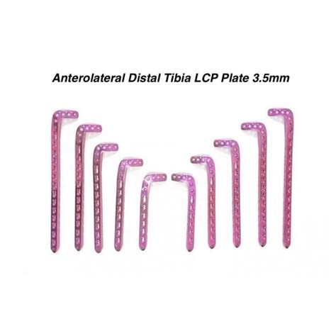 Anterolateral Distal Tibia Lcp Titanium Plate 35 Mm Voi Set Of 10