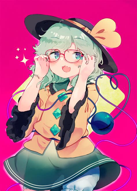 Toroid 621997 Komeiji Koishi Touhou Light Green Hair Magenta