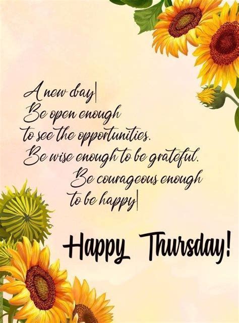 Thursday Inspirational Messages 99 Amazing Positive Thursday