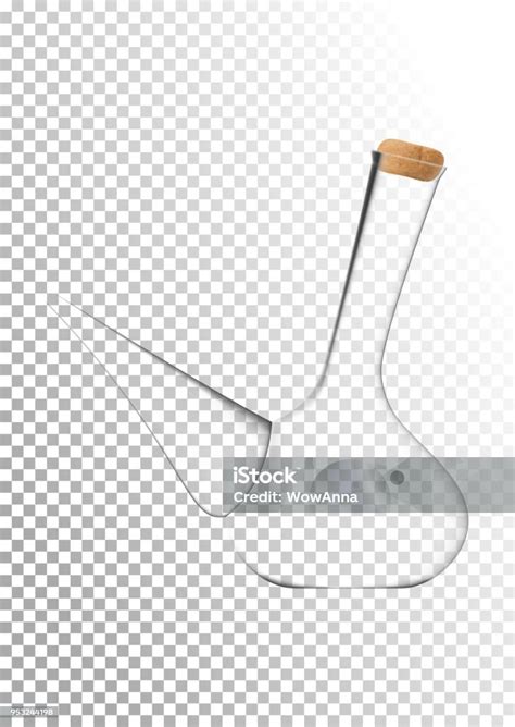 벡터 일러스트 실사 스타일입니다 현실적인 유리 투명 한 국가 스페인 선박 와인 투명 한 배경에 대 한 이미지 디 켄 터 와인 제공 0명에 대한 스톡 벡터 아트 및 기타