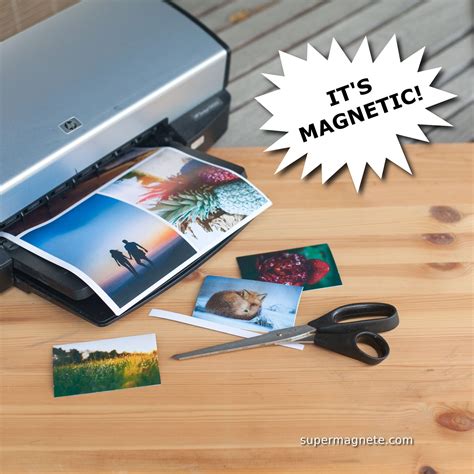 Magnetic paper A4 matt, for inkjet printer | Magnetic paper, Magnets ...