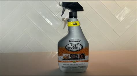 Rust Oleum Rust Dissolver Gel YouTube
