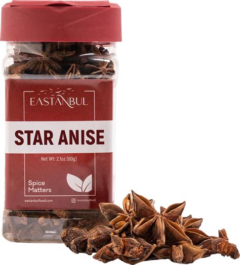 Eastanbul Star Anise Whole 2 1oz Natural Anise Tea Star