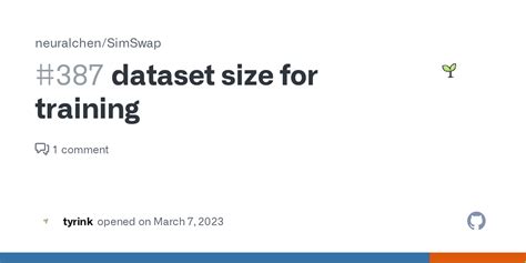 dataset size for training · issue 387 · neuralchen simswap · github