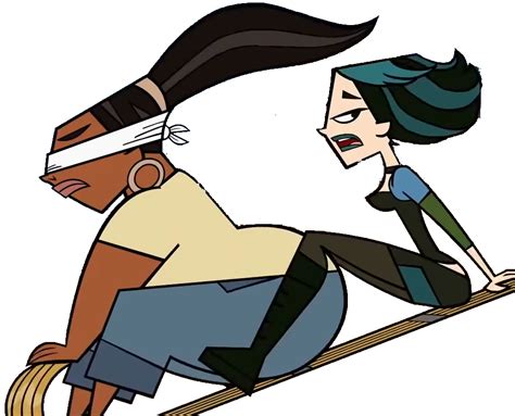 Leshawna And Gwen Sledding By Markendria On Deviantart