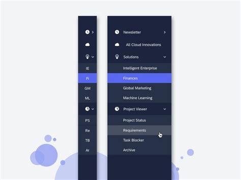 Side Navigation Navigation Design Navigation Learning Projects