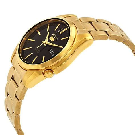 Promo Seiko 5 Sports Snkl50k1 Snkl50k Automatic Black Dial Gold