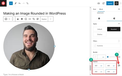 How To Make An Image Rounded In WordPress No Plugin Needed
