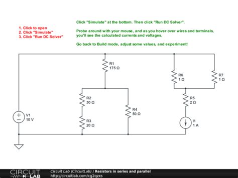 Resistors In Series And Parallel Circuitlab