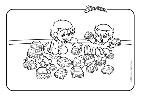 Desenhos Do Senninha Para Imprimir E Colorir