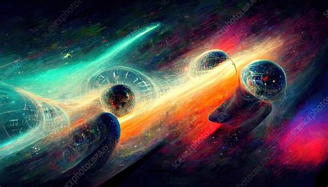 Spacetime And The Space Time Continuum Illustration Stock Image