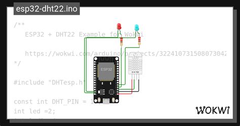 Esp32 Dht22 1 Ino Wokwi Arduino And Simulator Vrogue