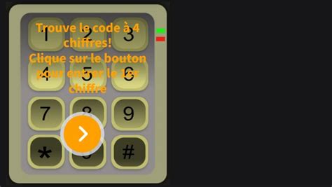 Code Secret 4 Chiffres
