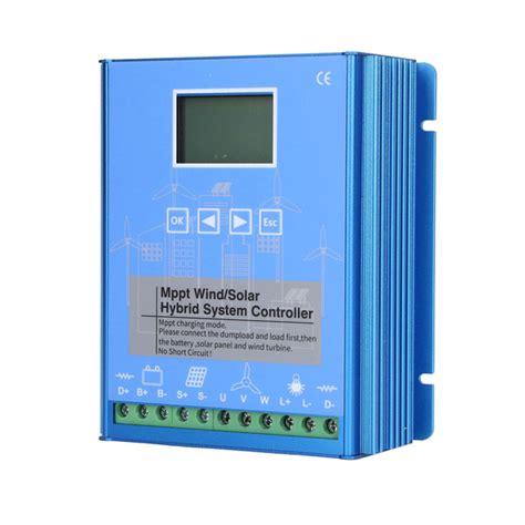 Wind Solar Controller 800w Mppt Charge Controller Stepless Uninstall