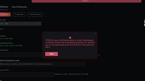 Not Allowing Transfers Of Iota To Firefly · Issue 1662