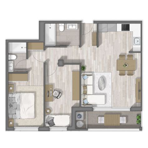 Floor Plan D Rendering Rendered Floor Plan Floor Plans Floor Plan Design