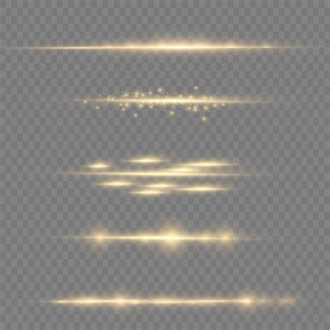 투명한 배경에 노란색 빛나는 빛이 폭발합니다 반짝이는 마법의 먼지 입자 밝은 별 투명한 빛나는 태양 밝은 플래시 반짝임 프리미엄 벡터