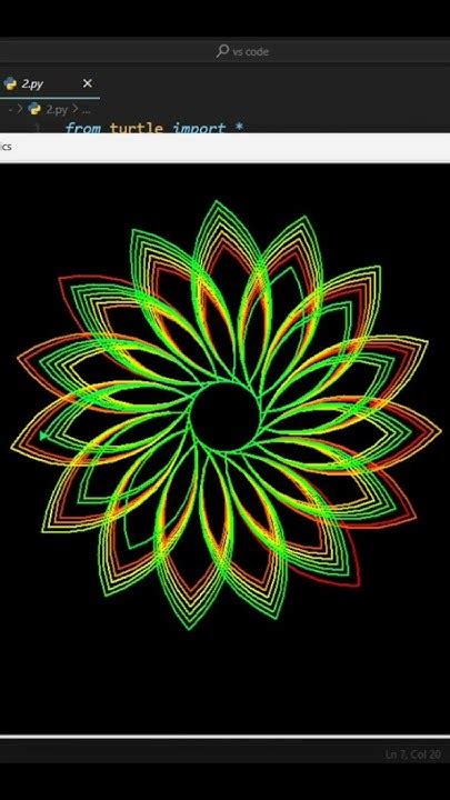Animation Graphics Part 2 Using Python Turtle Viralvideo Shorts New Coding Python Youtube