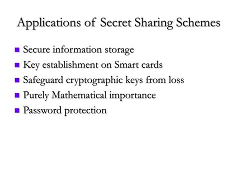 Ppt Secret Sharing Schemes Using Visual Cryptography Powerpoint