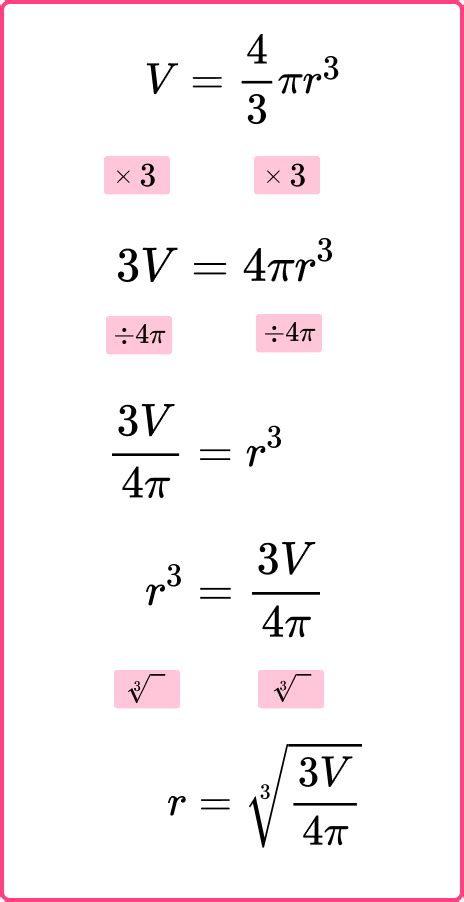 Volume Of A Sphere Gcse Maths Steps And Examples