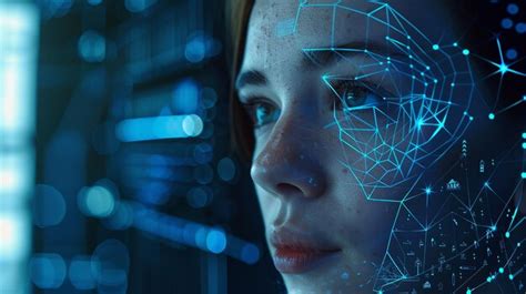 Aidriven Facial Recognition Security System Modern Design Premium Ai Generated Image