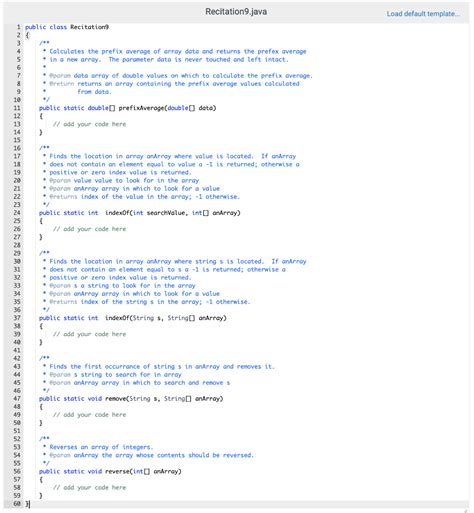 solved 7 16 recitation 9 arrays the ith prefix average the