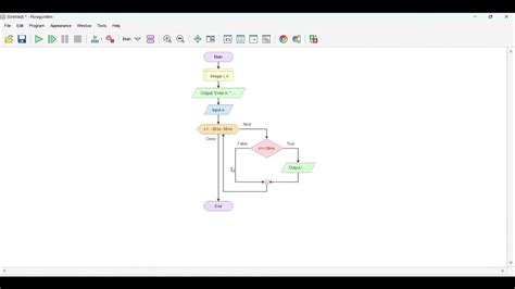 flowgorithm exercise 1 youtube