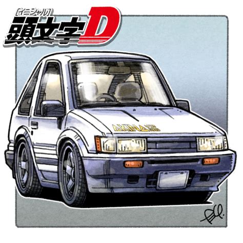 Initial D Drawn By Takedake Motion Animator Danbooru