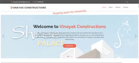Website Development Using Bootstraphtmlcss And Javascript By