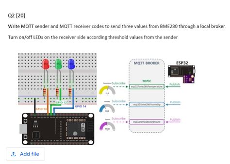 Solved Q2 20 Write Mqtt Sender And Mqtt Receiver Codes To