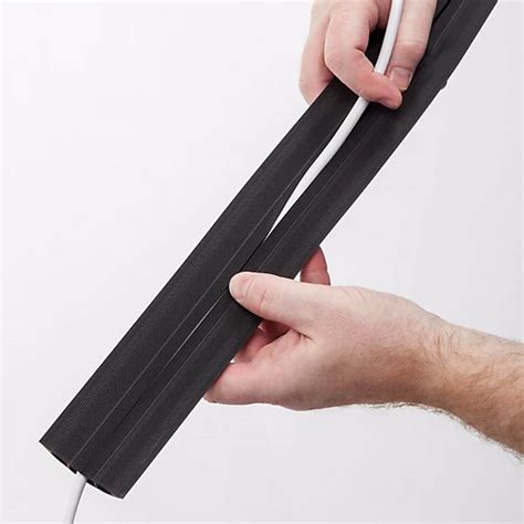 15m X 60mm Low Profile Rubber Floor Cable Cover Protector Conduit