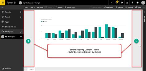Change Outer Background Of Power BI Report