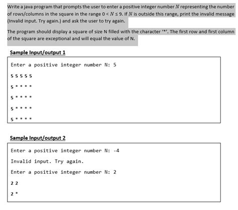 Solved Write a java program that prompts the user to enter a | Chegg.com