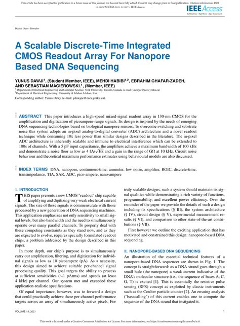 Pdf A Scalable Discrete Time Integrated Cmos Readout Array For