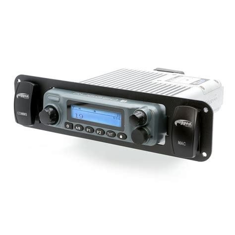 In Dash Mount With Two Switch Holes For Rugged Radios