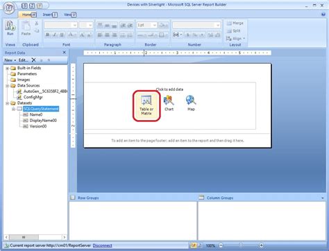 create custom reports for configmgr 2012 with report builder
