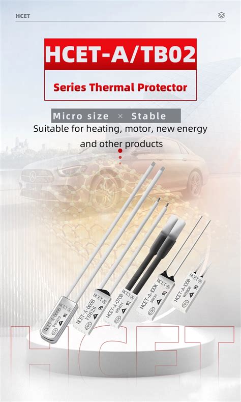 가전 제품용 Hcet A 시리즈 열 과부하 프로텍터 스위치 스냅 액션 열 프로텍터 모터 서모 스탯