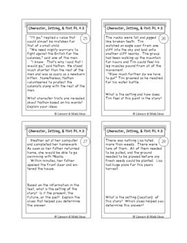 Character Setting Plot Grade Common Core RL TPT