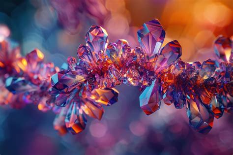 Detailed X Ray Diffraction Of Protein Crystal Revealing Molecular