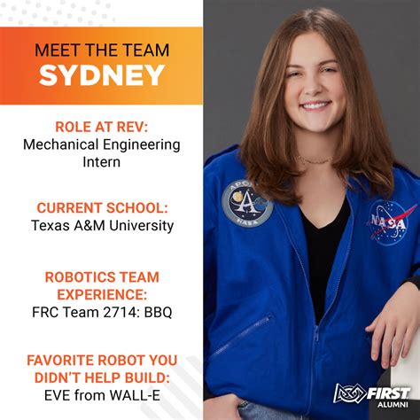 Intern Spotlight Sydney Rev Robotics