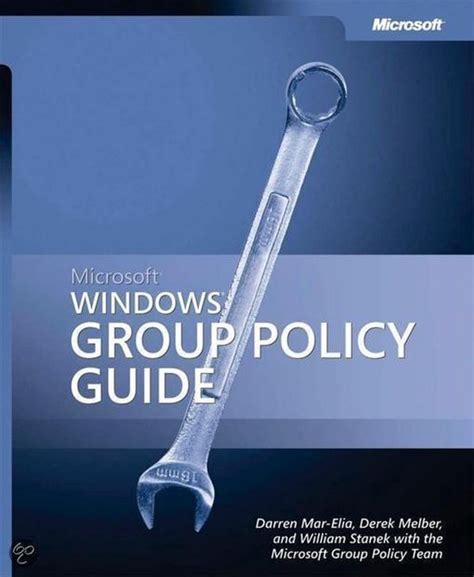 Microsoft R Windows R Group Policy Guide Ebook Darren Mar Elia Bol Com
