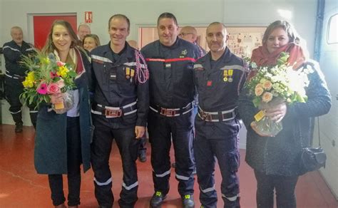 Vorey Sur Arzon Frédéric Buisson Et Éric Piroir Honorés à La Sainte Barbe