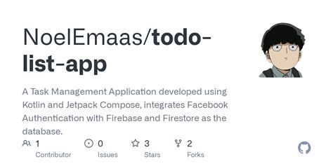 Github Noelemaastodo List App A Task Management Application Developed Using Kotlin And
